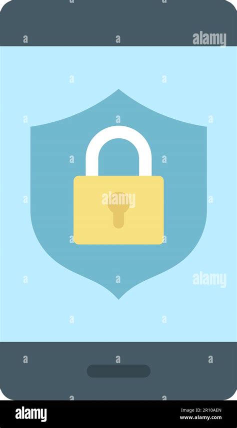 Secure Device Icon Vector Image Suitable For Mobile Apps Web Apps And