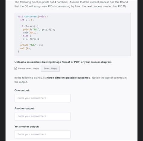Solved The Following Function Prints Out 4 Numbers Assume