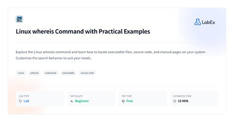 Linux Whereis Command With Practical Examples Labex