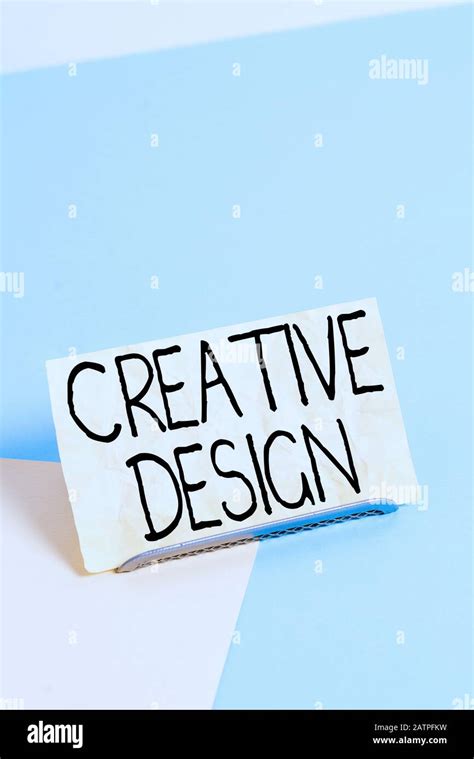 Conceptual Hand Writing Showing Creative Design Concept Meaning Subset Of Visual Communication