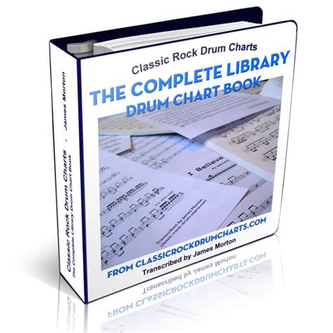 High Quality Drum Sheet Music Collection Classic Rock Drum Charts