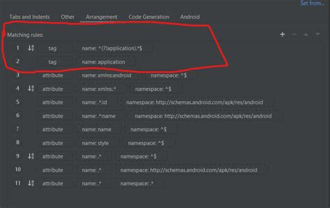 Android Sort Androidmanifest File Stack Overflow
