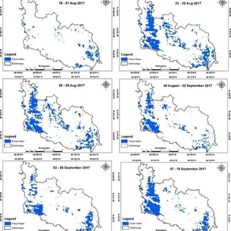 Spatio Temporal Flood Inundation Extent During An Extreme Flooding
