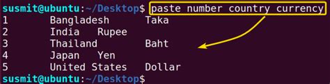 The “paste” Command In Linux 6 Practical Examples