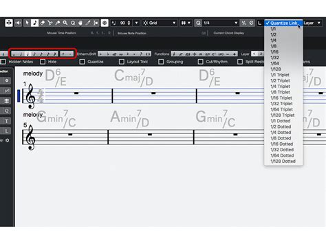 Sketching Ideas And Using Voices In Cubases Score Editor