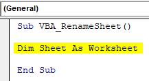 VBA Rename Sheet How To Rename Sheet In Excel Using VBA