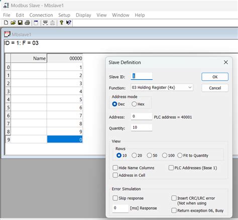 Modbus Tcp Ip Between Esp32 And Software Modbus Slave In Pc Via Lan8720 Module Networking