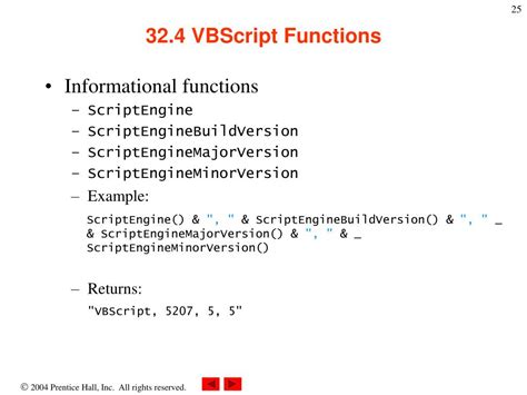 Ppt Chapter 32 Vbscript Powerpoint Presentation Free Download Id
