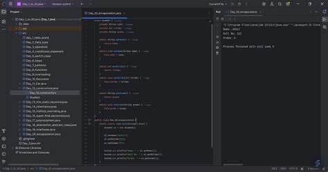 50daysjava Java Encapsulation Learningjourney Codedaily Akhil