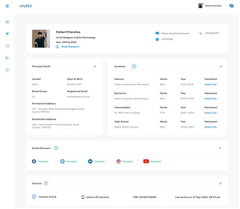 Candidate Profile On Behance