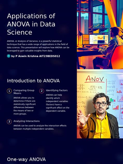 Applications Of Anova In Data Science Pdf Analysis Of Variance F Test