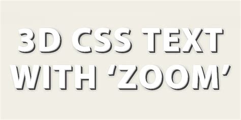 10 Cool And Fresh CSS3 Text Effects Tutorials