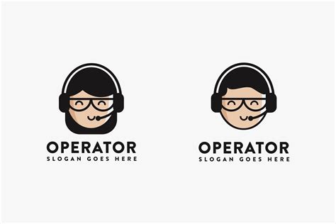 Assistance Logo Icon Operator Logo Graphic By Domhouze · Creative Fabrica