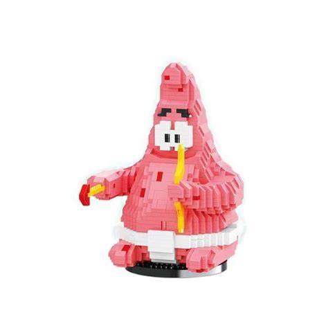 Spongebob Squarepants Pie Star Cartoon Doll Diy Micro Diamond Assembled