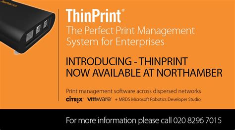 northamber becomes thinprint distributor in the uk