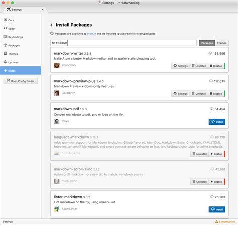 Atom Als Markdownpandoc Editor