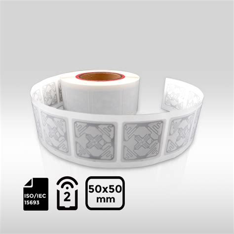 Nxp Ucode® 9 Coated Paper Uhf Rfid Label 50×50mm Rfid Label