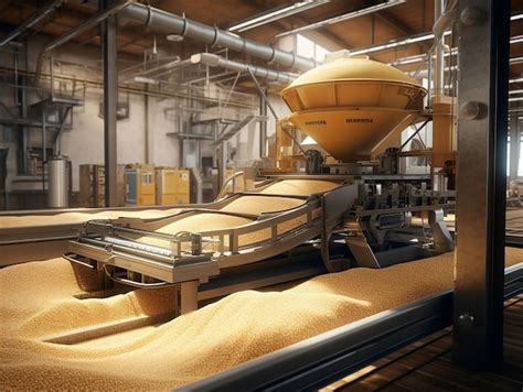 Premium Ai Image Automated Grain Loading System Generated Ia