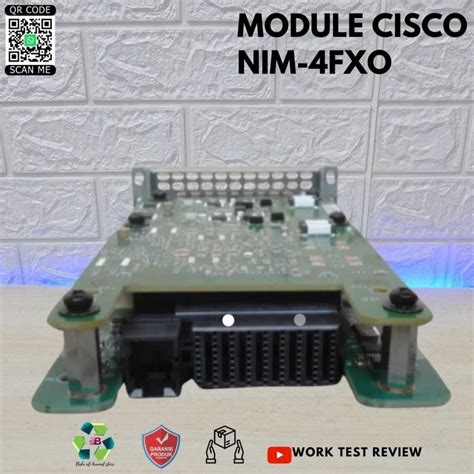 Jual Module Cisco Nim 4fxo Modul Cisco Nim 4fxo Untuk Router Cisco Isr 4000 Shopee Indonesia