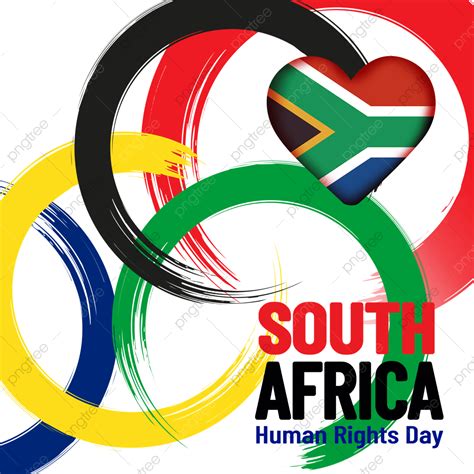 South Africa Flag Png Image South Africa Human Rights Day Color Circle