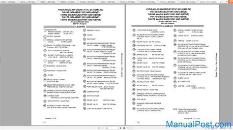 Bobcat Telescopic Handler T T Hydraulic Electrical Schematic ManualPost Instant
