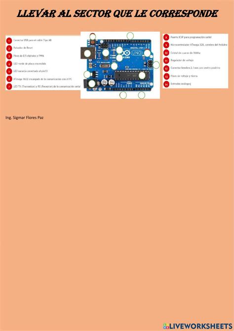 Arduino Uno Y Sus Partes Worksheet Live Worksheets