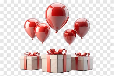 풍선 축제 장식 선물 일러스트와 함께 현실적인 3d 선물 상자 새해 클립 아트 크리스마스 클립 아트 선물 상자 Png 일러스트 및 이미지 에 대한 무료 다운로드