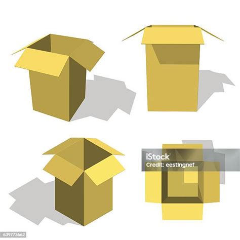 상자를 열었습니다 흰색 배경에 격리 3d 벡터 일러스트레이션 0명에 대한 스톡 벡터 아트 및 기타 이미지 0명 3차원 형태 개체 그룹 Istock