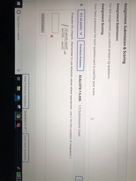 Solved When I Use Substitution And Partial Fractions Web Chegg