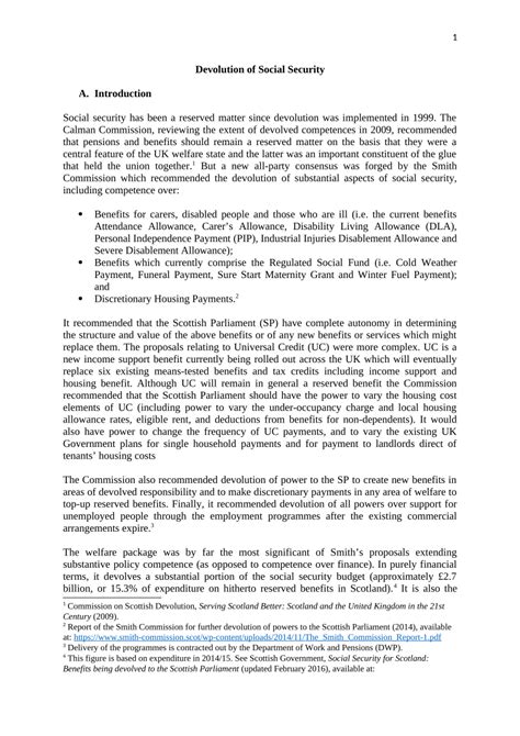 Pdf Devolution Of Social Security