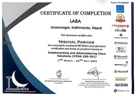 Nischal Pariyar On Linkedin Ccnacertification Networking
