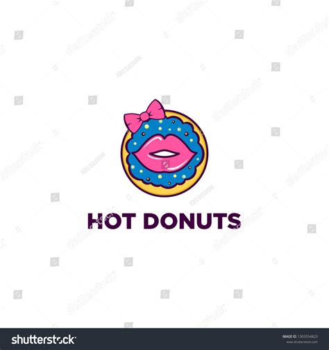 Sexy Donuts Vector เวกเตอรสตอก ปลอดคาลขสทธ 1303554823 Shutterstock