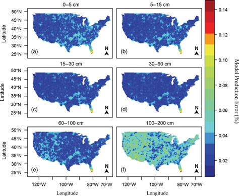 Model Prediction Error Across The Conterminous United States Download Scientific Diagram