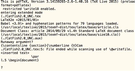 Errors Latex Example Will Not Run On Mac TeX LaTeX Stack Exchange