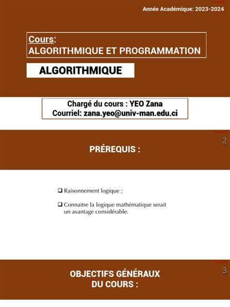 Cours Algorithmique Base Pdf Structure De Contrôle Programmation Informatique