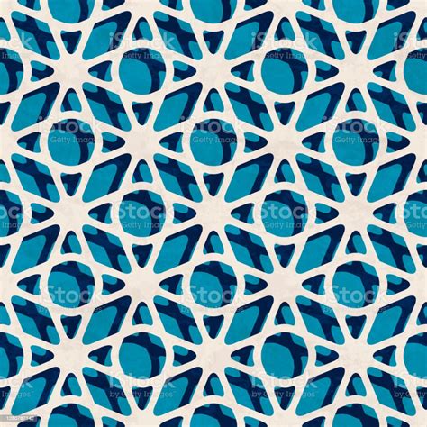 추상 기하학적 패턴 파란색과 크림 흰색 으로 디자인 질감 매끄러운 벡터 일러스트 낡은 사진 효과 사진 효과에 대한 스톡 벡터 아트 및 기타 이미지 낡은 사진 효과 사진