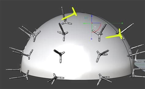 Rotate 3d Object On A Single Plane With Attractor Point Grasshopper Mcneel Forum