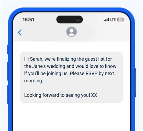 How To RSVP Via Text Best Practices And Examples