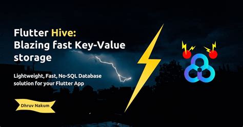 Flutter Hive Blazing Fast Key Value Storage Rflutterdev