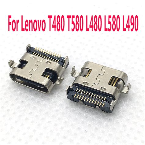 1 10pcs New For Lenovo T480 T580 L480 L580 L490 Type C 24p Usb C