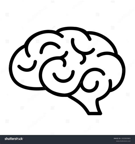 Brain Outline Stock Vectors Images And Vector Art Shutterstock