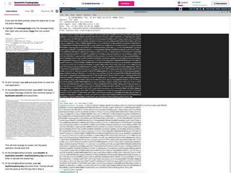 Unable To Complete 12 Guided Exercise Part Of The Cryptography Basics