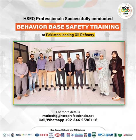 Safetyfirst Bbs Workplacesafety Pakistanrefinerylimited Hseqprofessionals Hseq