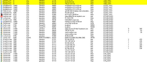 Netstat Shows Too Many Established Connections In Windows Super User