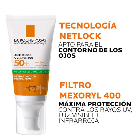 Anthelios Uvmune 400 Oil Control Gel Crema Spf50 La Roche Posay Zibá Shop