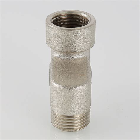Эксцентрик резьбовой ВН 1/2" x 10 мм латунь-никель VALTEC (VTr.094.N ...