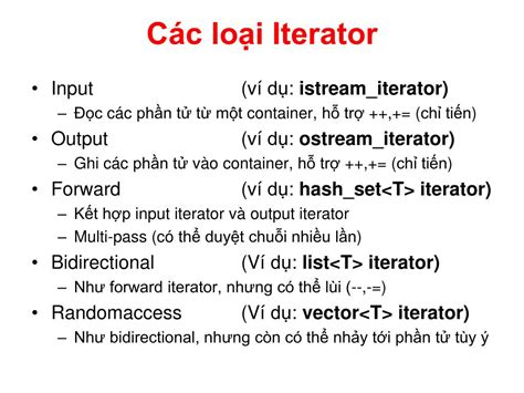 Ppt Thư Viện Chuẩn C Standard Template Library Stl Powerpoint