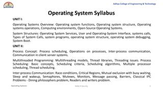 Introduction To Operating Systems Overview Ppt