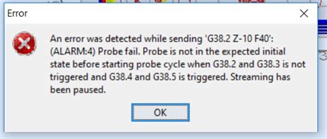 Probing Problem Alwys In Alarm Mode Issue 1418 Grbl Grbl GitHub