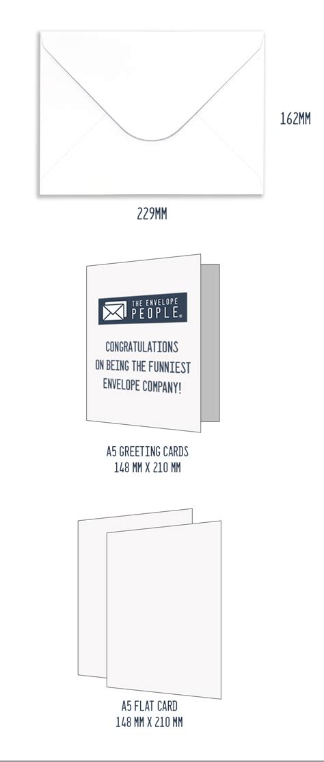 Envelope Size Guide The Envelope People